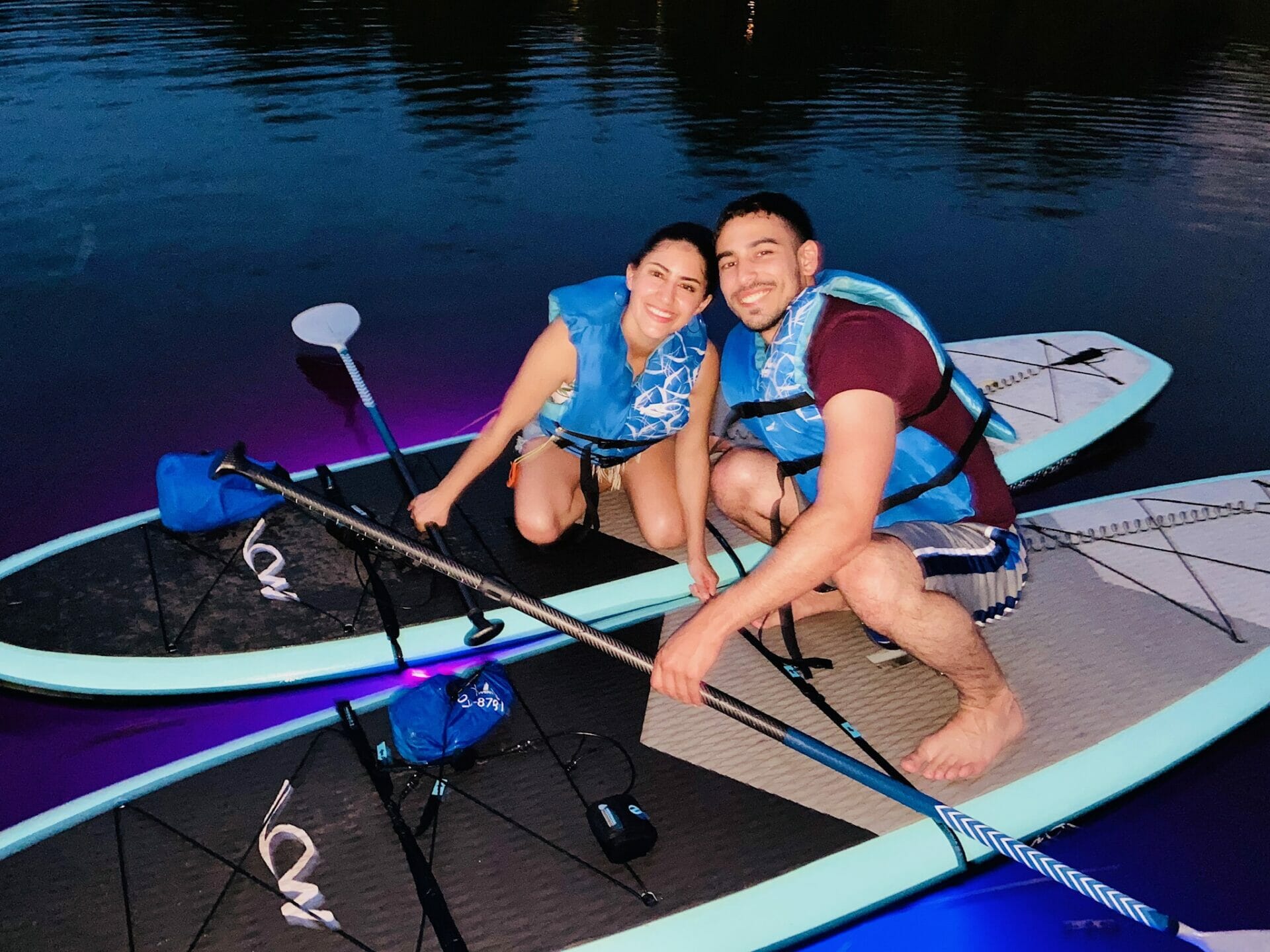 Date Night Neon Glow Clear Kayak and Champagne in Orlando | Epic Paddle ...